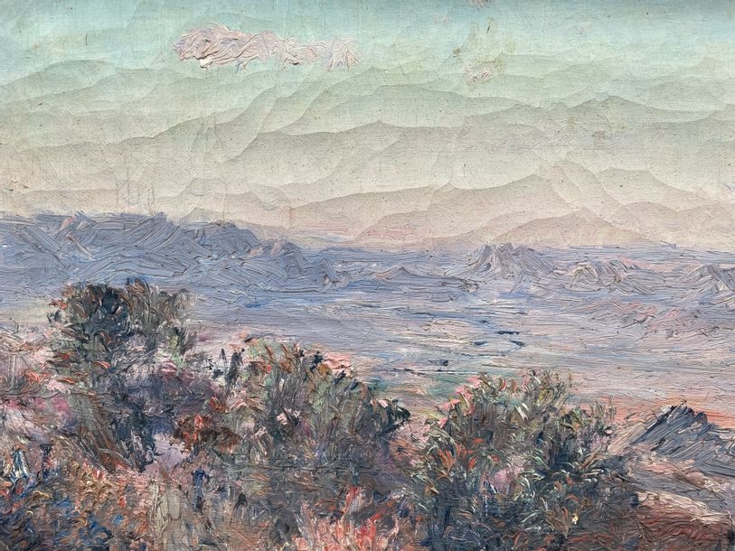 Maxime Noire | Orientalist Landscape, Algerian Mountains | MutualArt