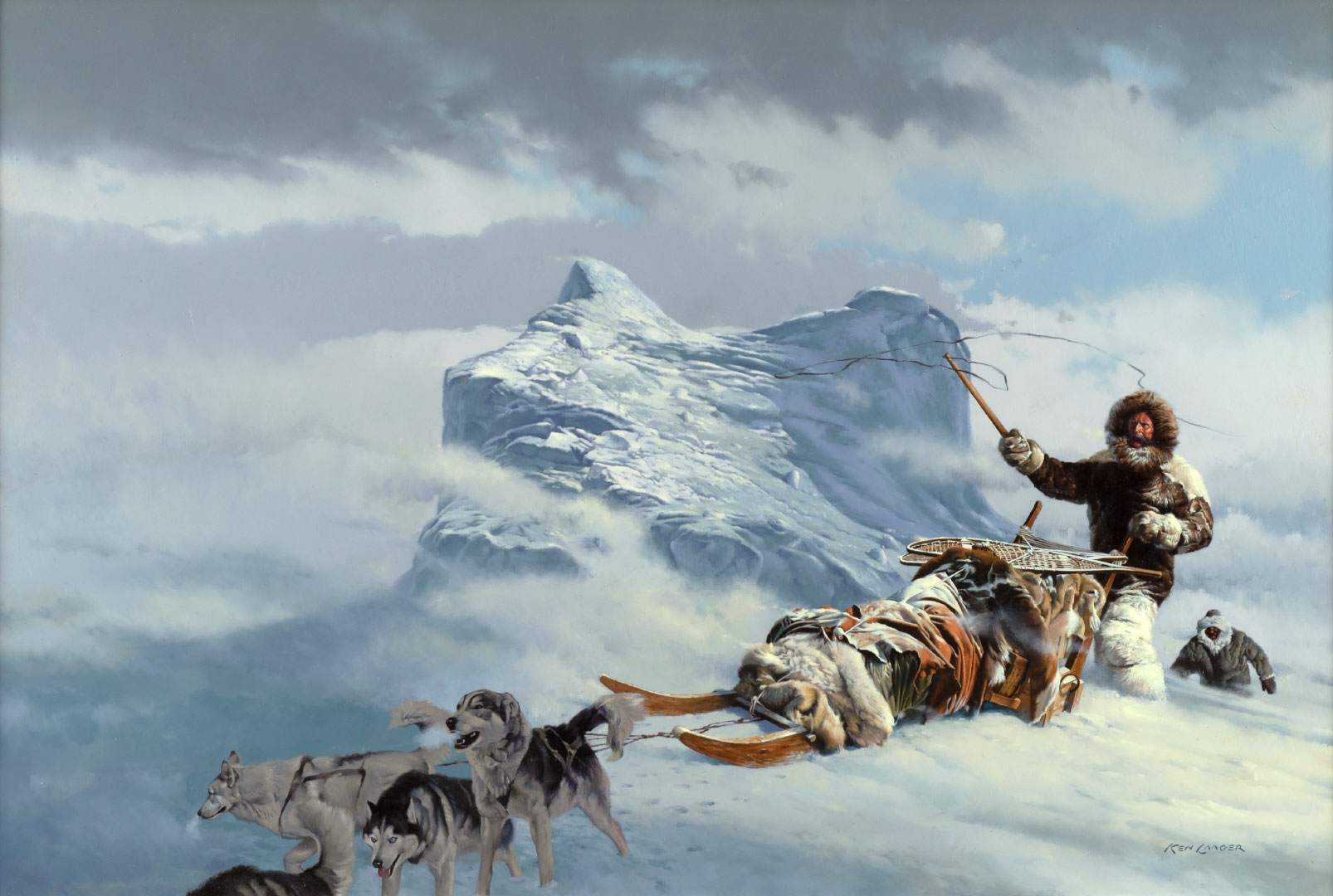 Ken Laager | Perry's Dash to the North Pole | MutualArt
