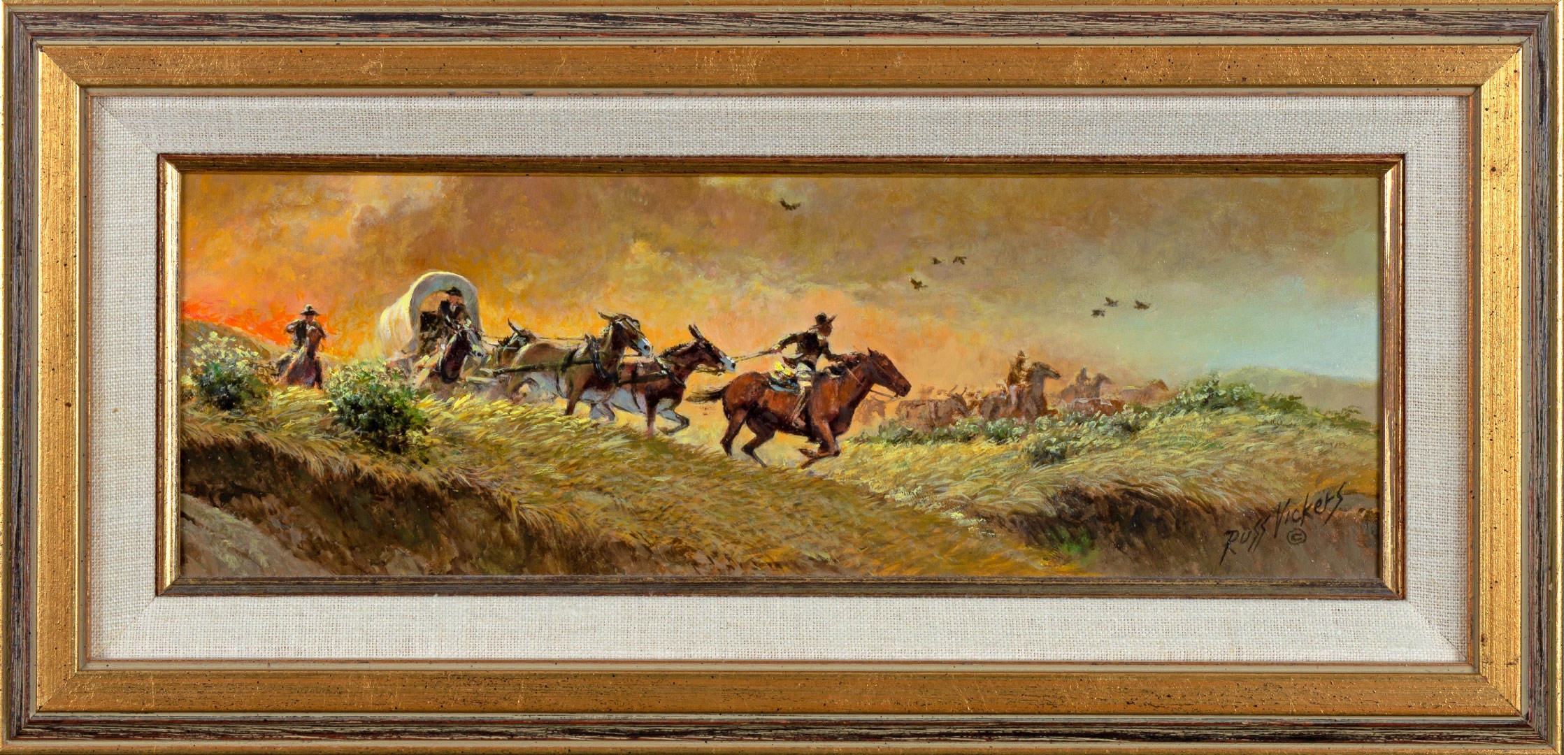 Russ Vickers | The Wrangler Lends a Hand | MutualArt