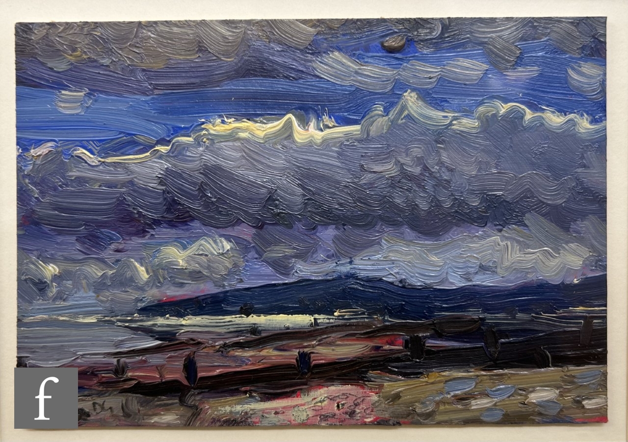 David Lloyd Griffith | 'Autumn Sunset, Betws yn Rhos' (2003) | MutualArt