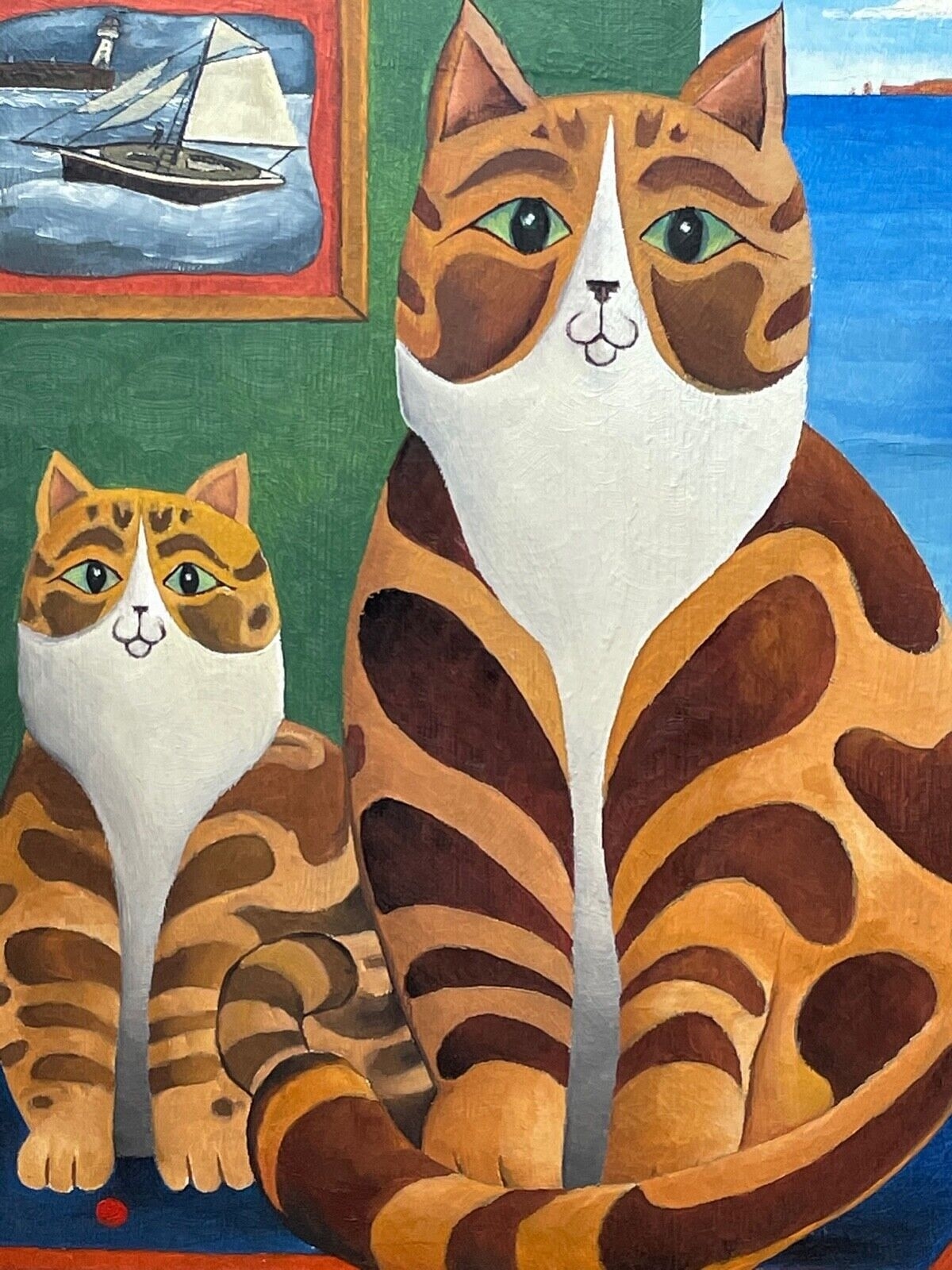 Martin Leman | CORNISH GINGER STRIPED CATS (Mid 20th Century) | MutualArt