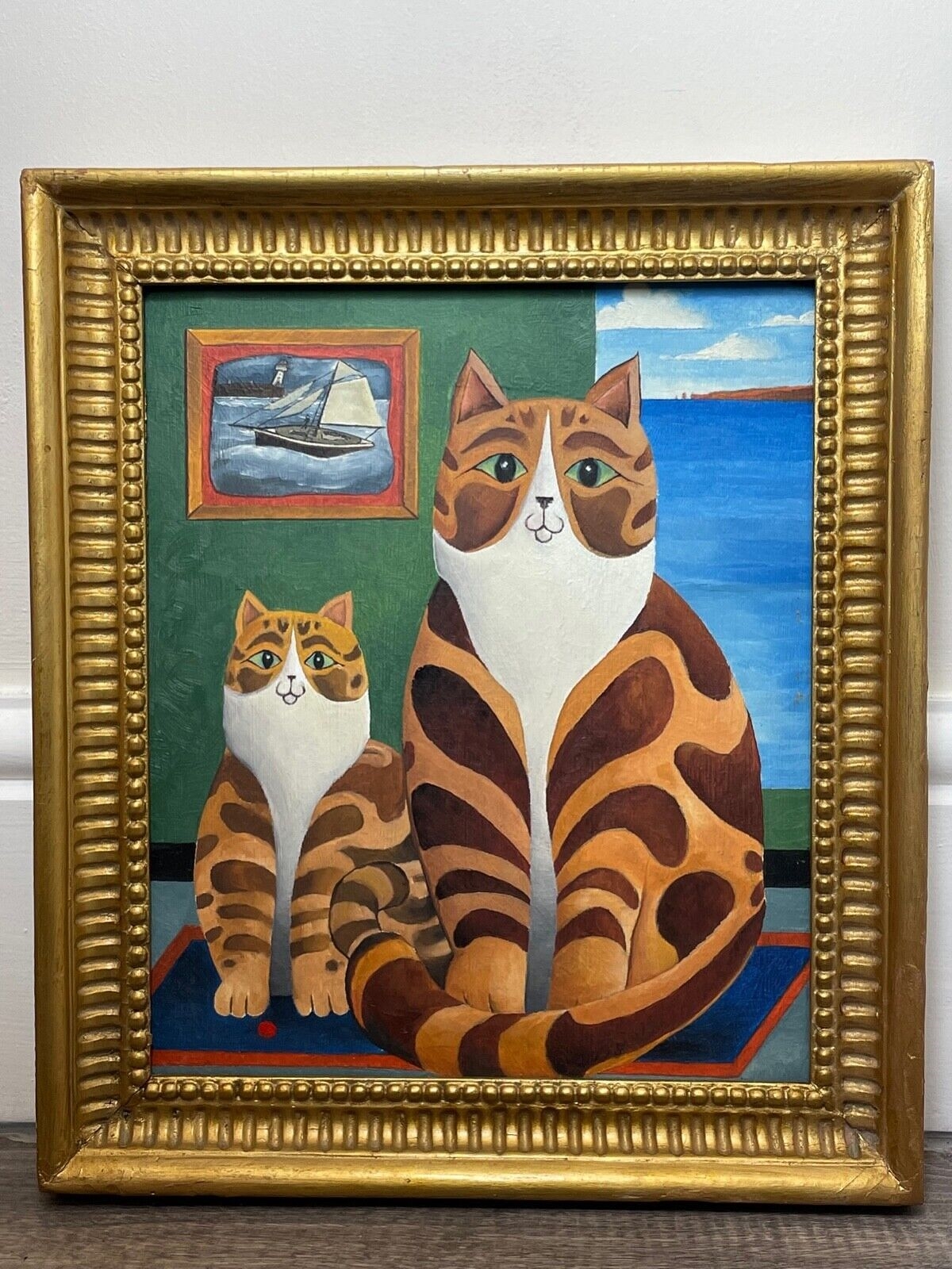 Martin Leman | CORNISH GINGER STRIPED CATS (Mid 20th Century) | MutualArt