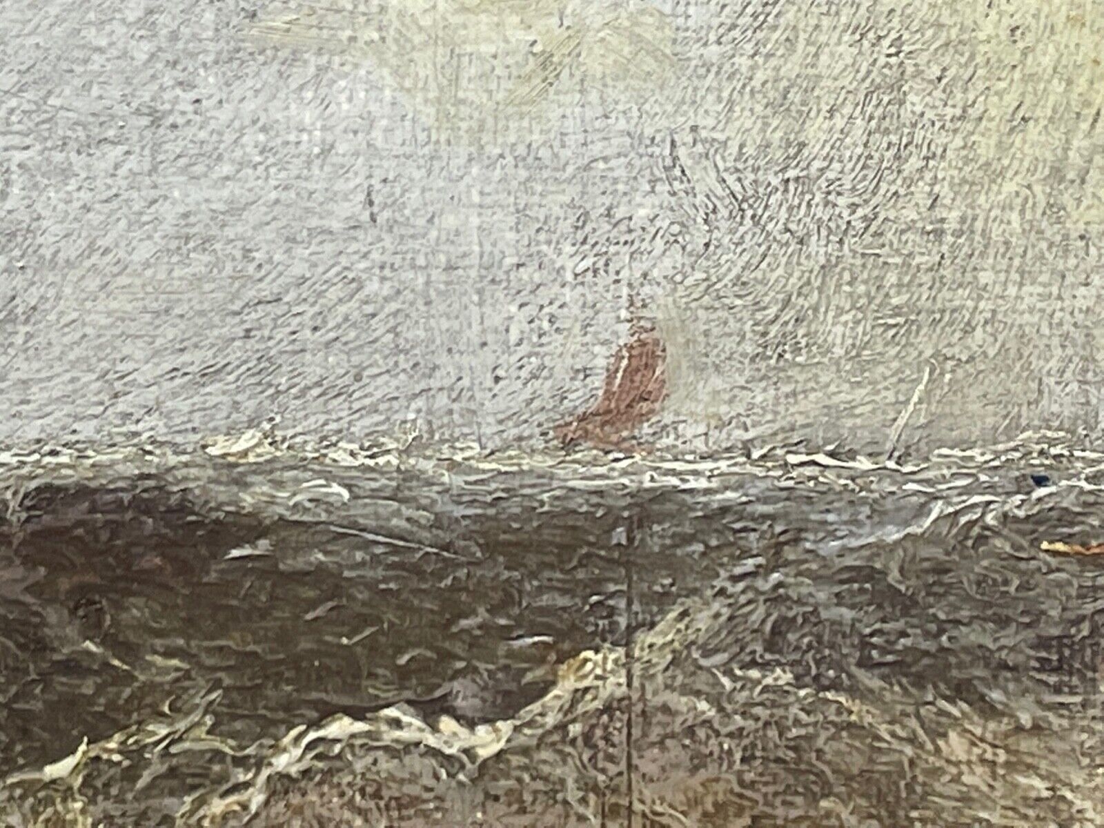Henry Moore | FISHING BOAT ROUGH CHOPPY SEAS | MutualArt