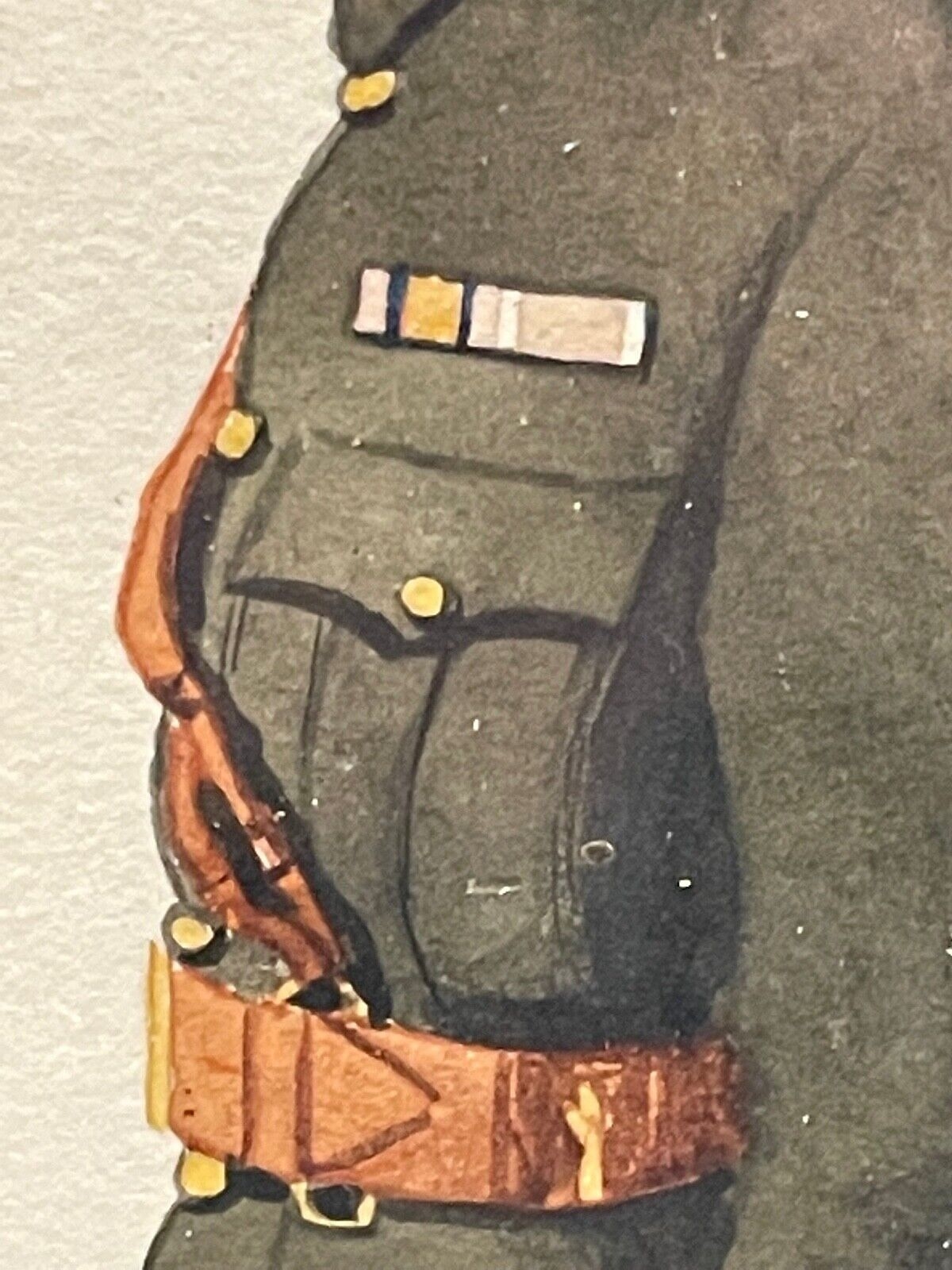 Alfred Bugby | WW1 MILITARY SERGEANT MAJOR PAINTING (Early 20th Century ...