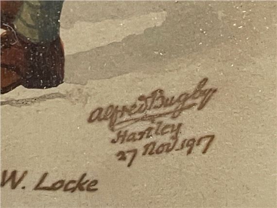 Alfred Bugby | WW1 MILITARY SERGEANT MAJOR PAINTING (Early 20th Century ...