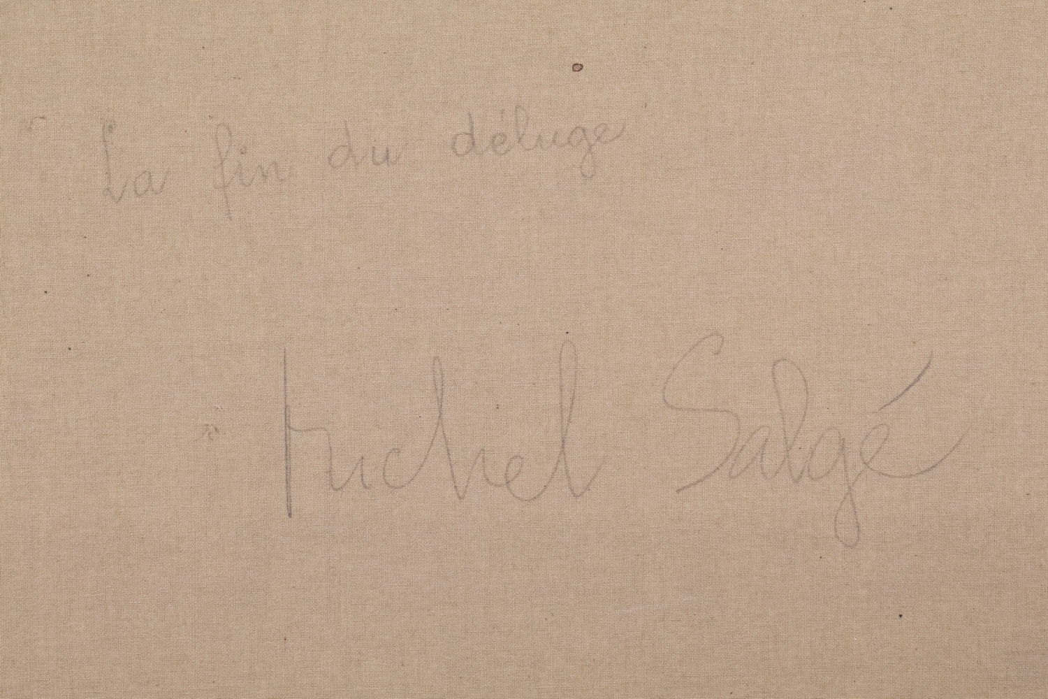 Michel Salgé | La Fin du Deluge | MutualArt
