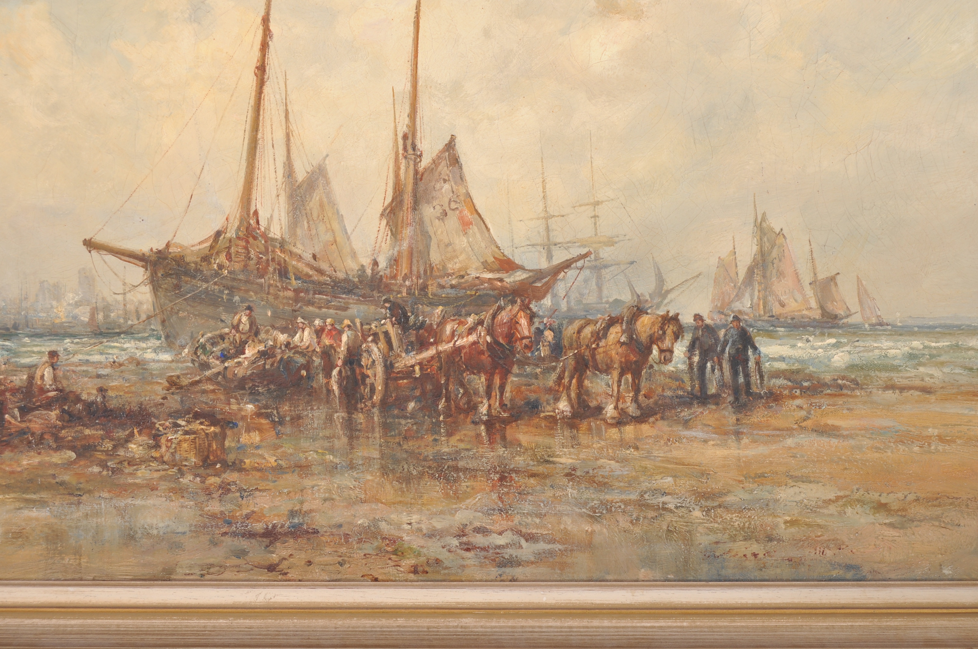 William Edward Webb | Unloading the Oban fishing boats | MutualArt