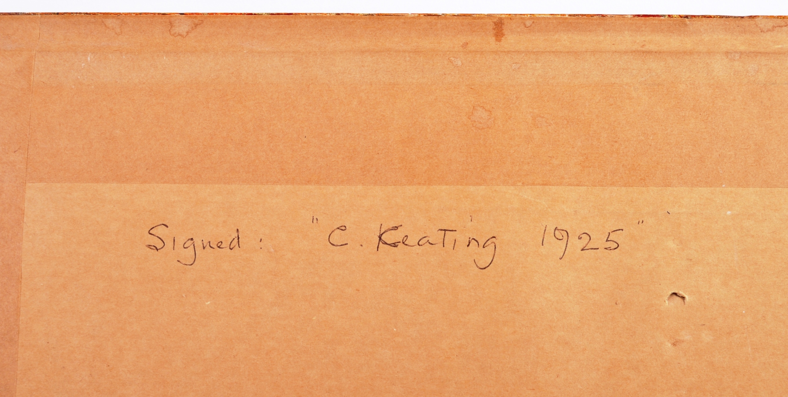 C. Keating | portrait study painting of a lady (1925) | MutualArt