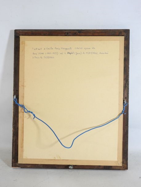 Rene Pean | Portrait of Emilie Marie Marguerite Canod (wife of the ...