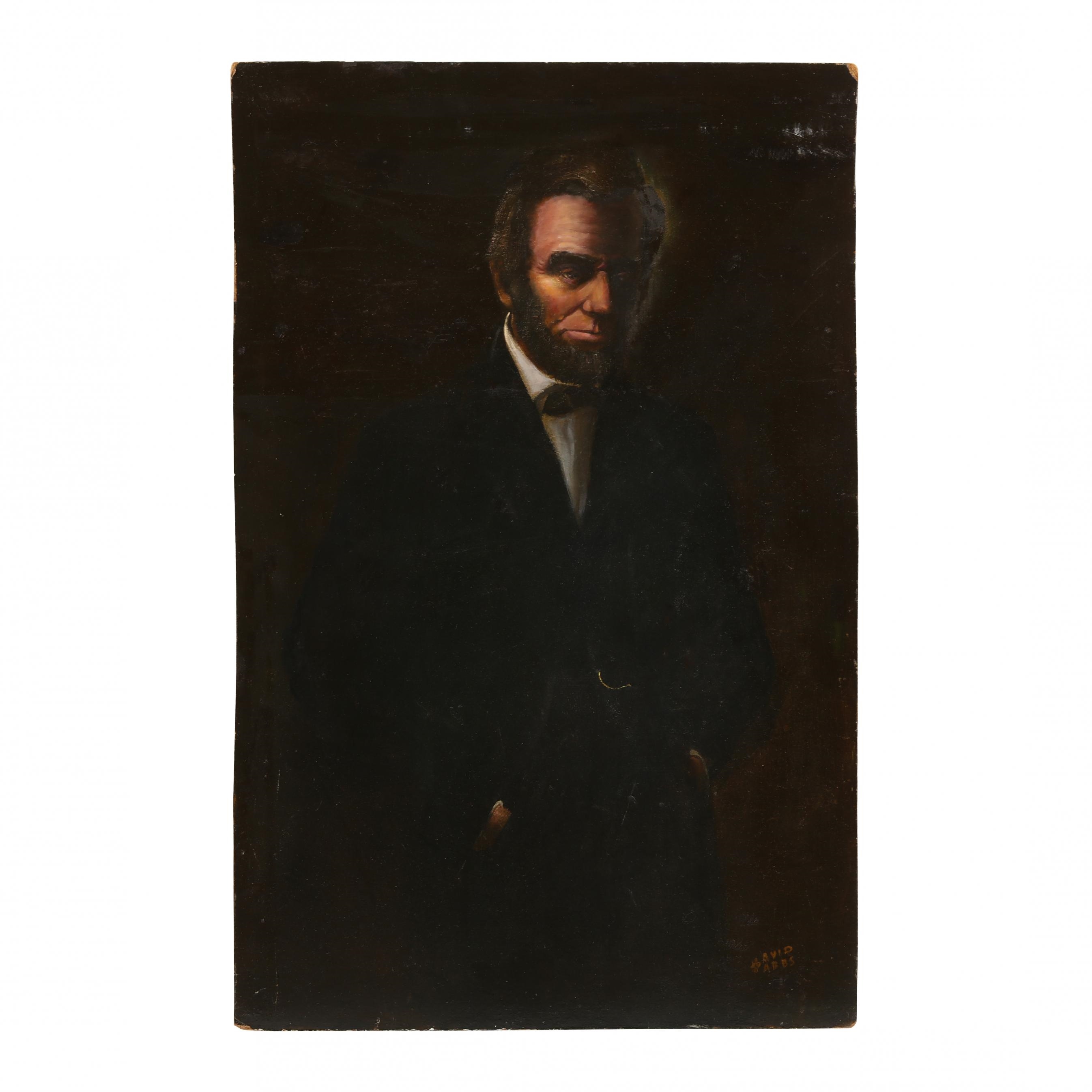 Jule David Dabbs, Jr. | Portrait of Abraham Lincoln (1969) | MutualArt