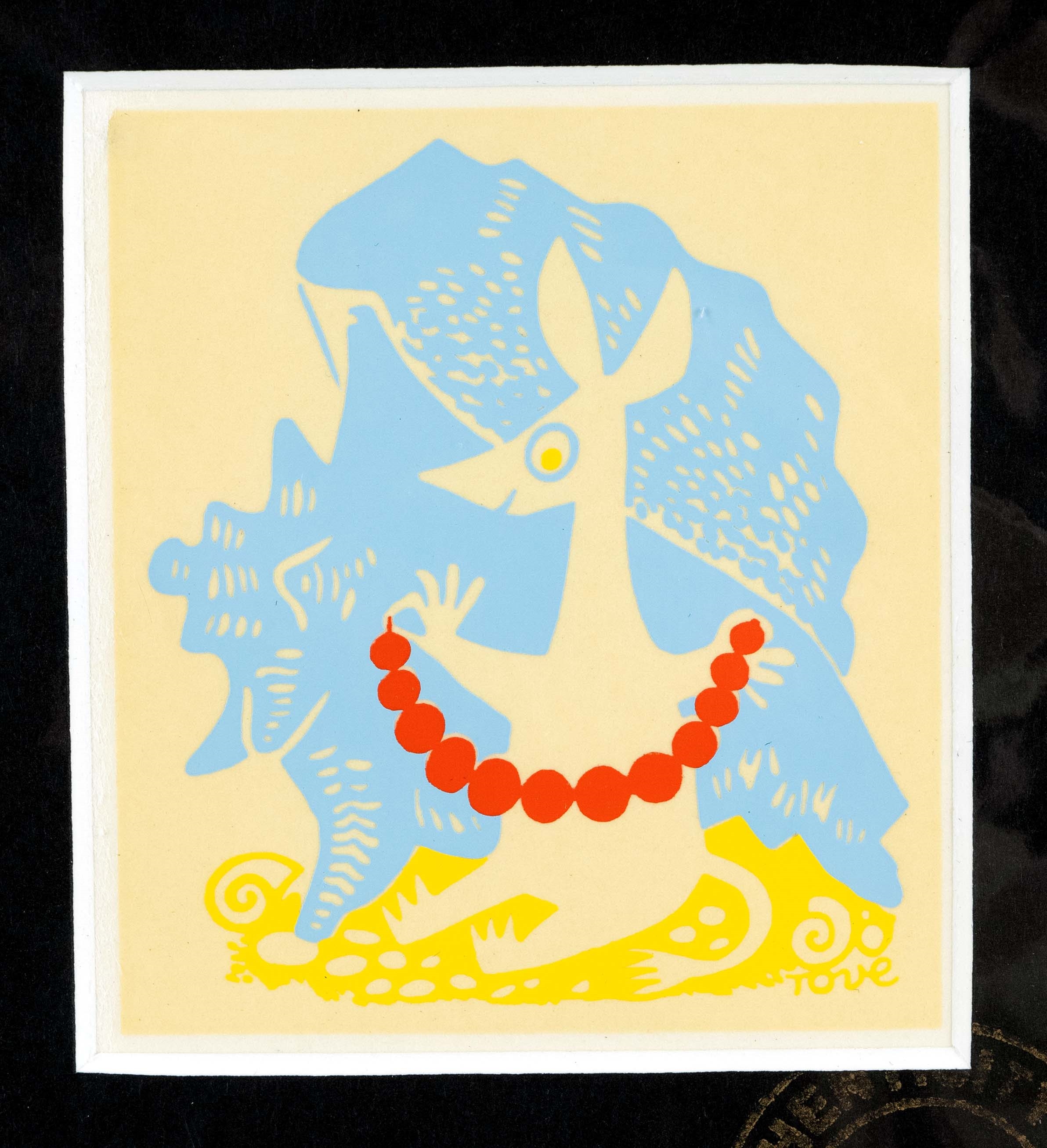 Tove Jansson | Set of four small color serigraphs of the Finnish ...