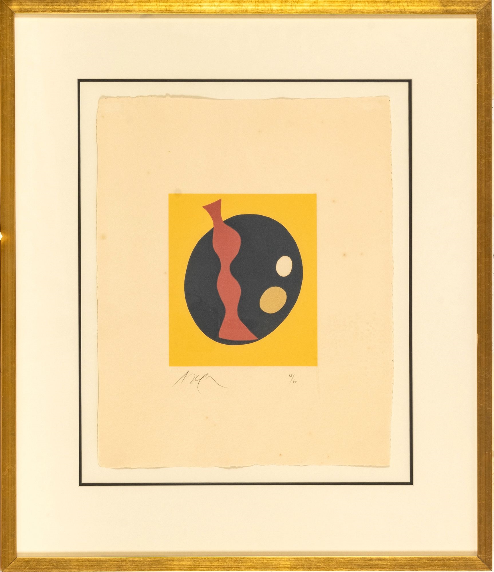 Jean Arp | Jean Hans Arp (French, 1886-1966) Woodcut In Colors On Wove ...