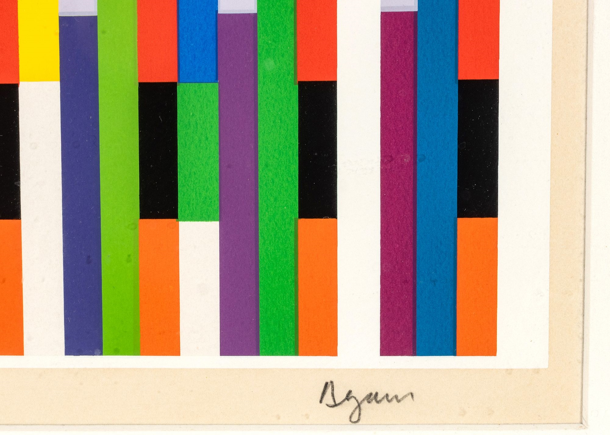 Yaacov Agam | Yaacov Agam (Israeli, B. 1928) Serigraph In Colors On ...