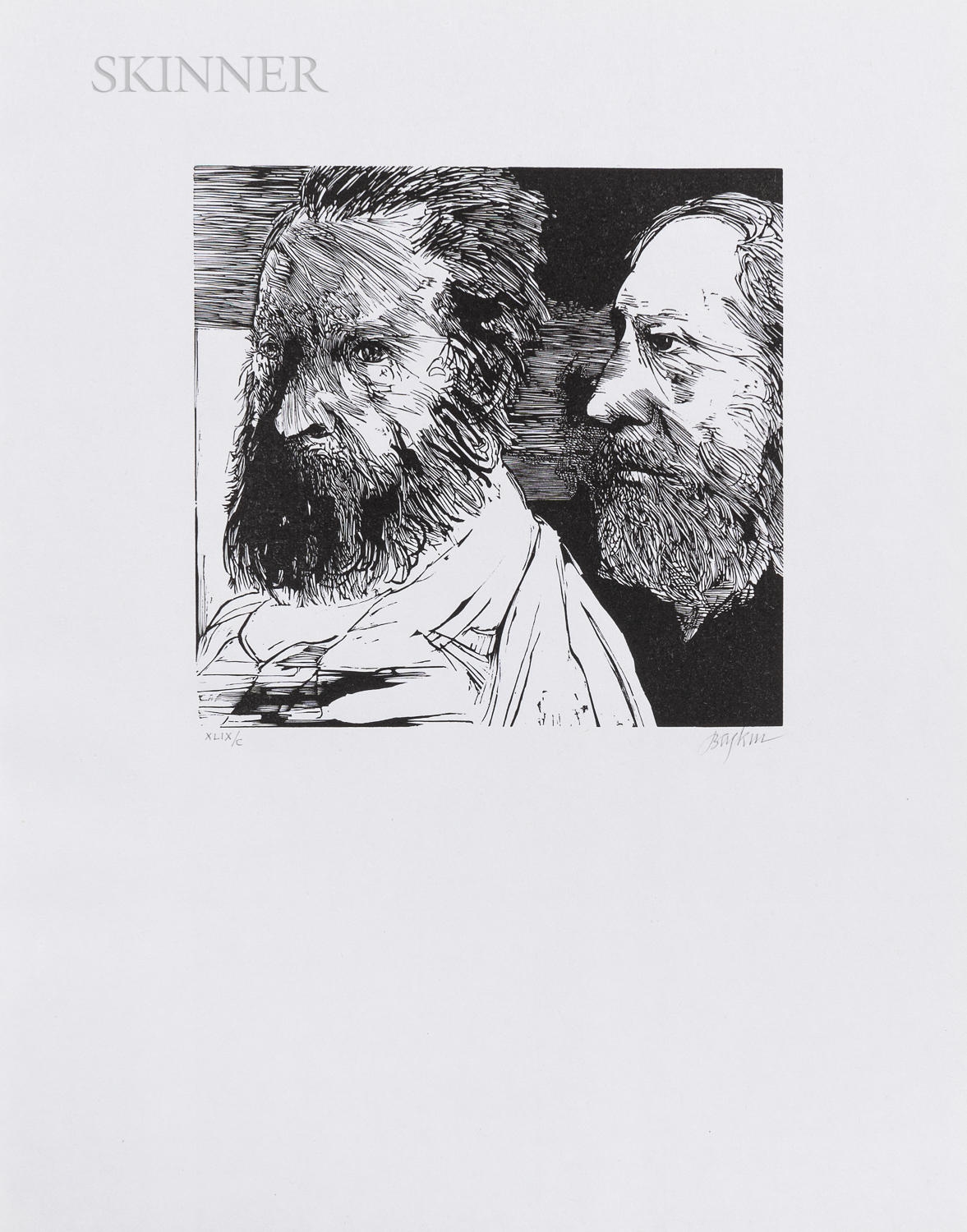 Leonard Baskin | Laus Pictorum (1969) | MutualArt