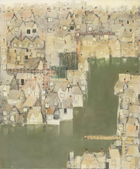 William Tolley | View of town | MutualArt