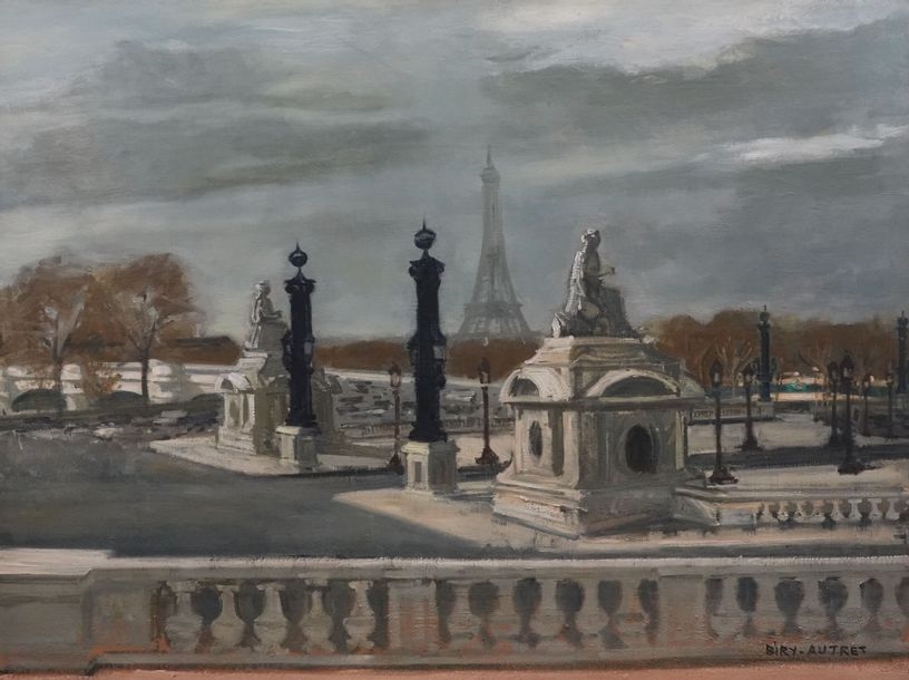 André Biry-Autret | View of the Place de la Concorde | MutualArt