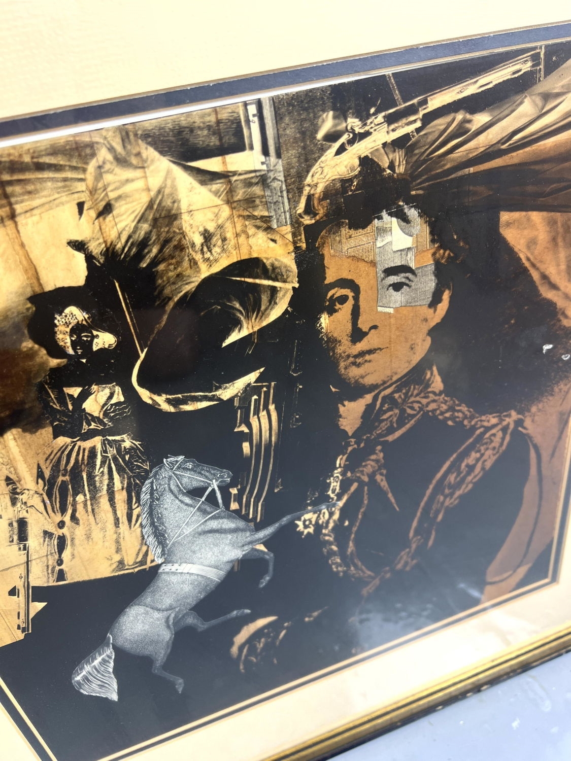 Fred Otnes | Image of Man in Military Parade Uniform and Horse image | MutualArt