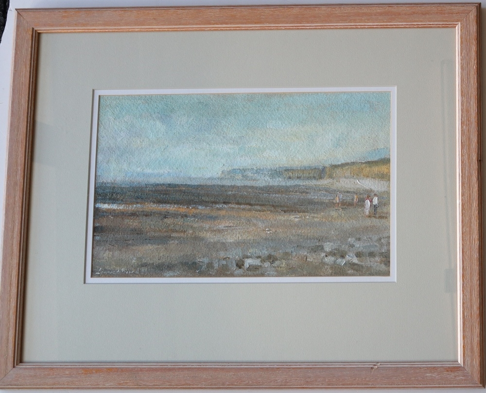 Leonard Beard | Leonard Beard A beach scene Oil on canvas Signed 27 x ...