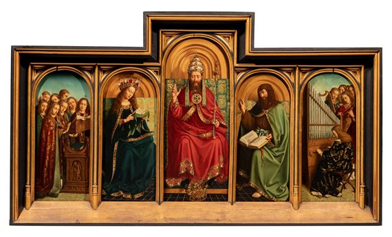 Hubert Van Eyck | Saint Barbara reading | MutualArt