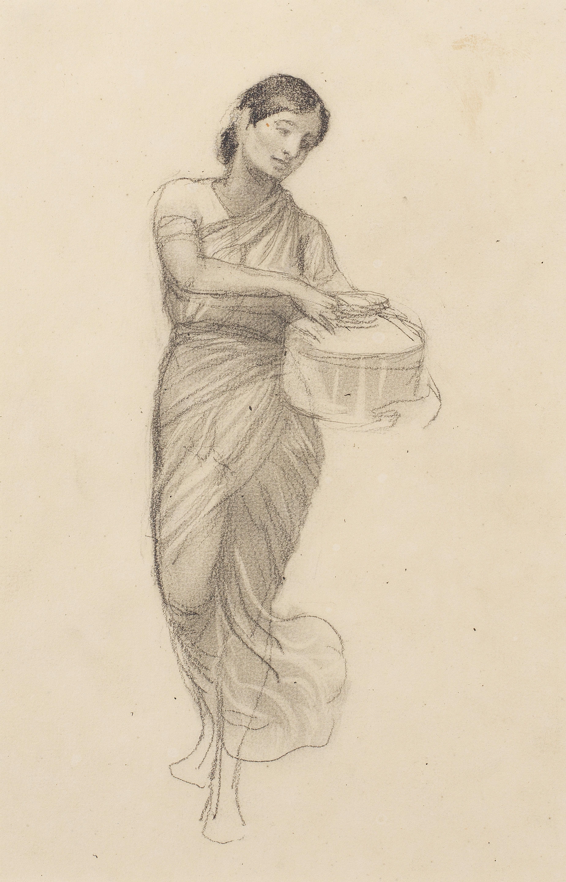 Mahadev Viswanath Dhurandhar | Two drawings: A Maratha warrior with a ...