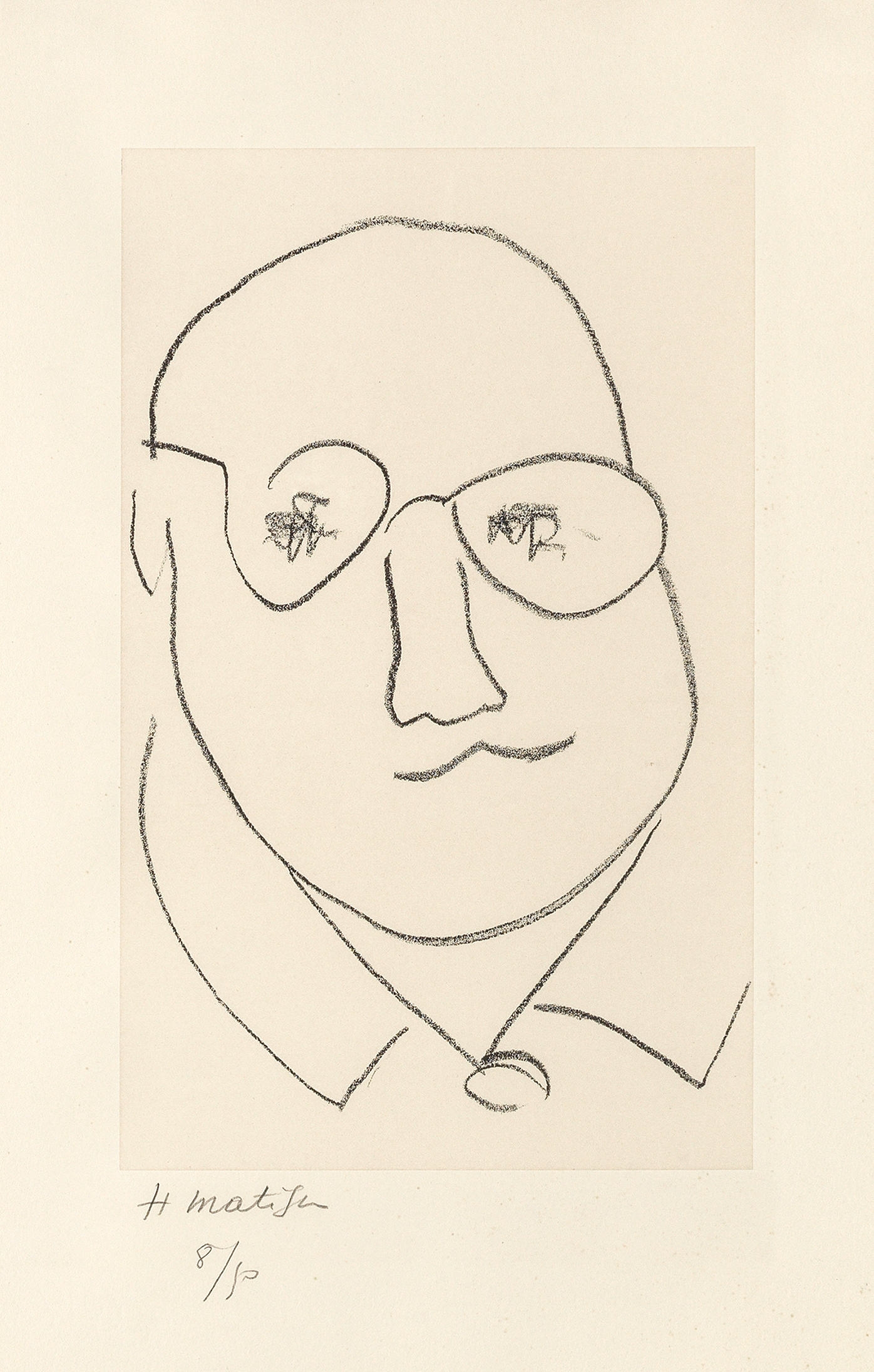 Henri Matisse | Autoportrait (Self-Portrait) (1951) | MutualArt