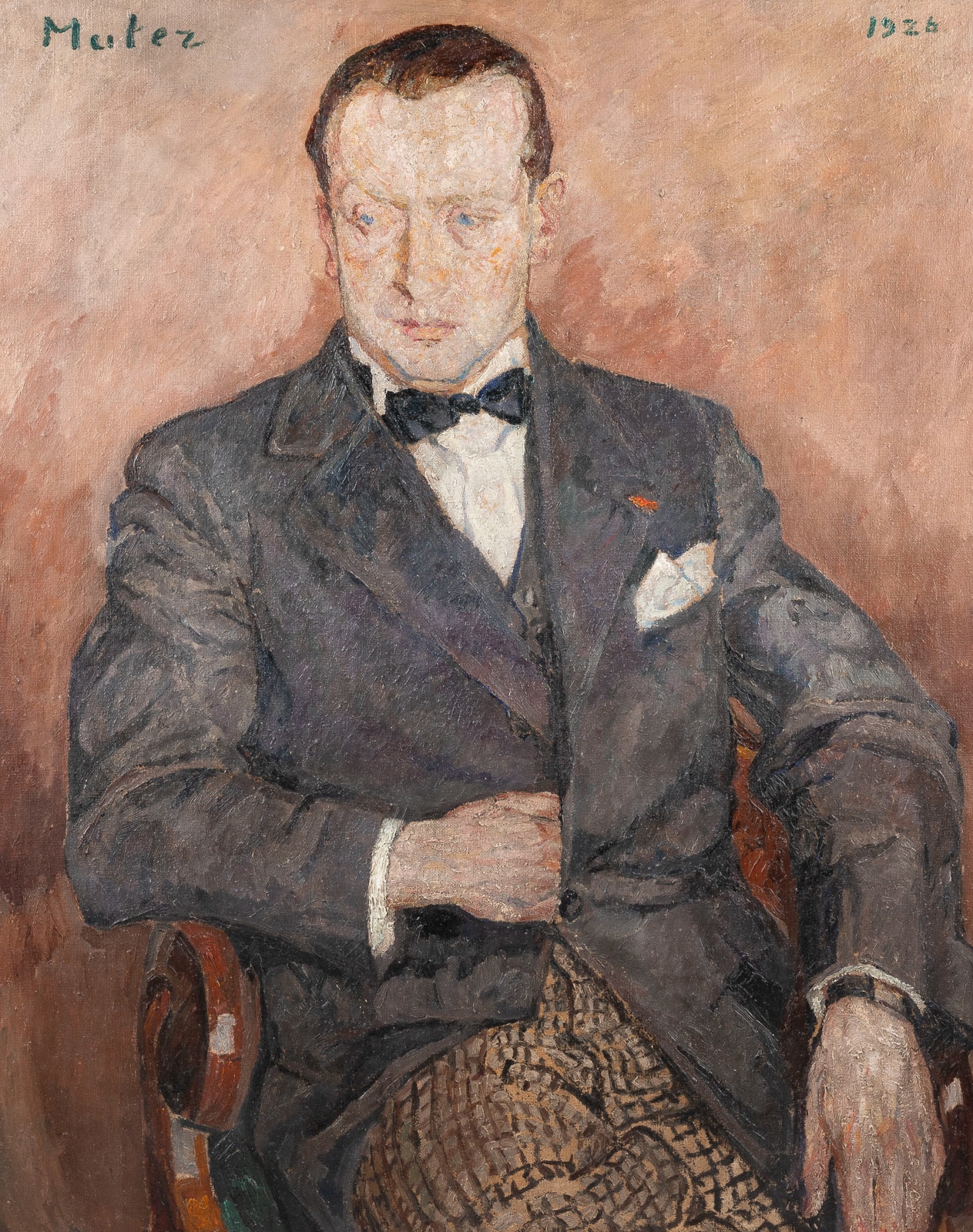 Maria-Mela Muter | PORTRAIT OF A MAN (1926) | MutualArt