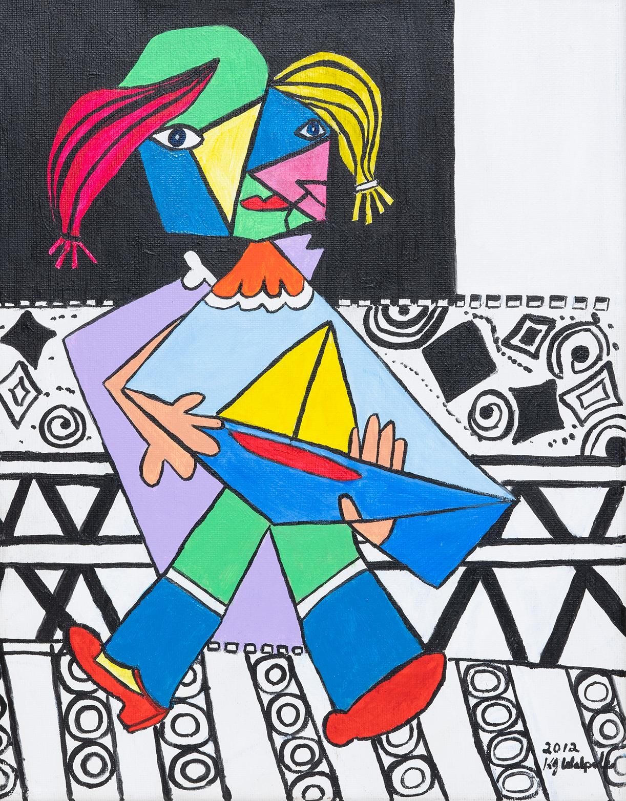 Karen Walpole | Girl with her Boat | MutualArt