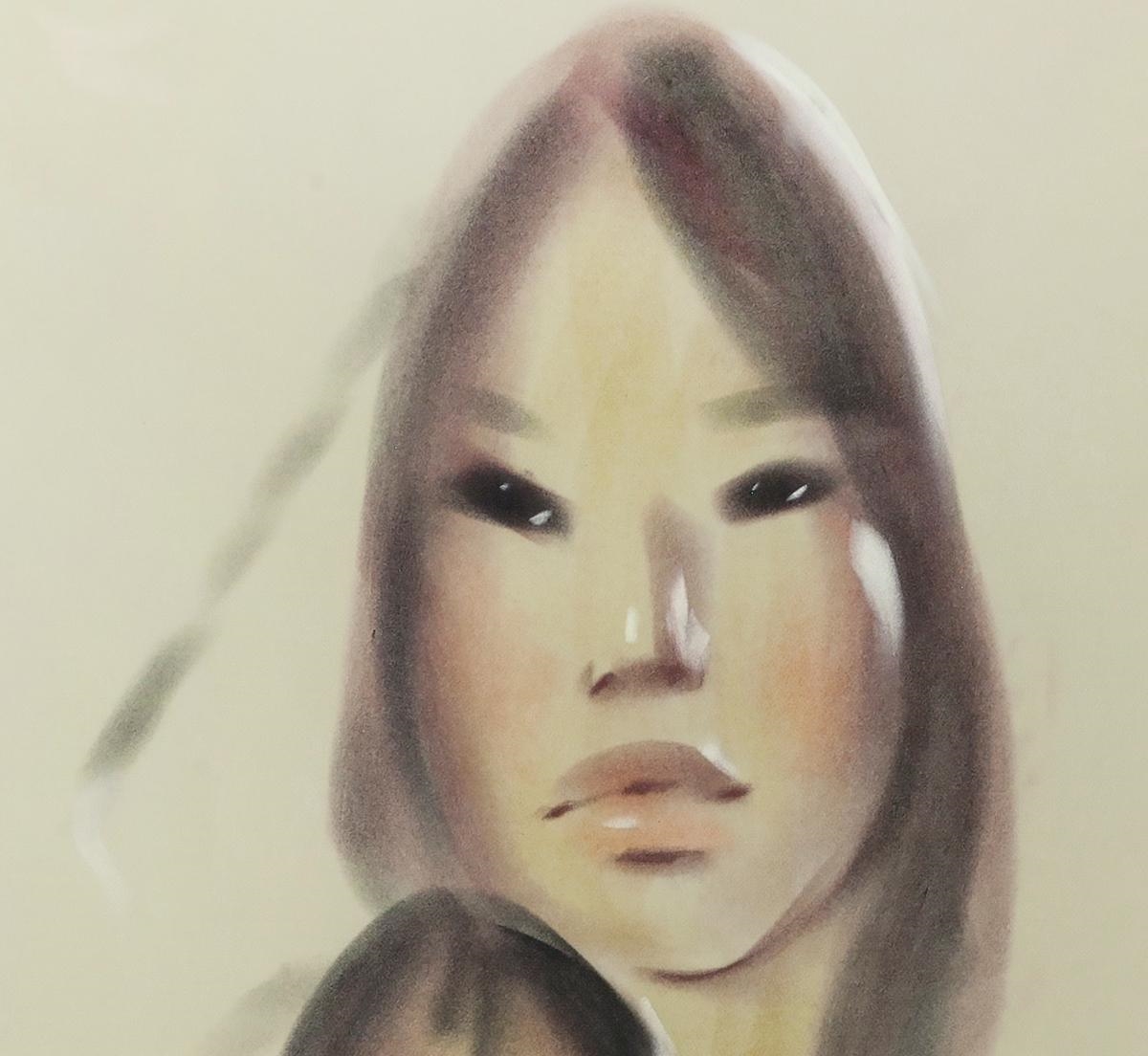 Gerda Christoffersen | Untitled - Indigenous Mother and Child | MutualArt