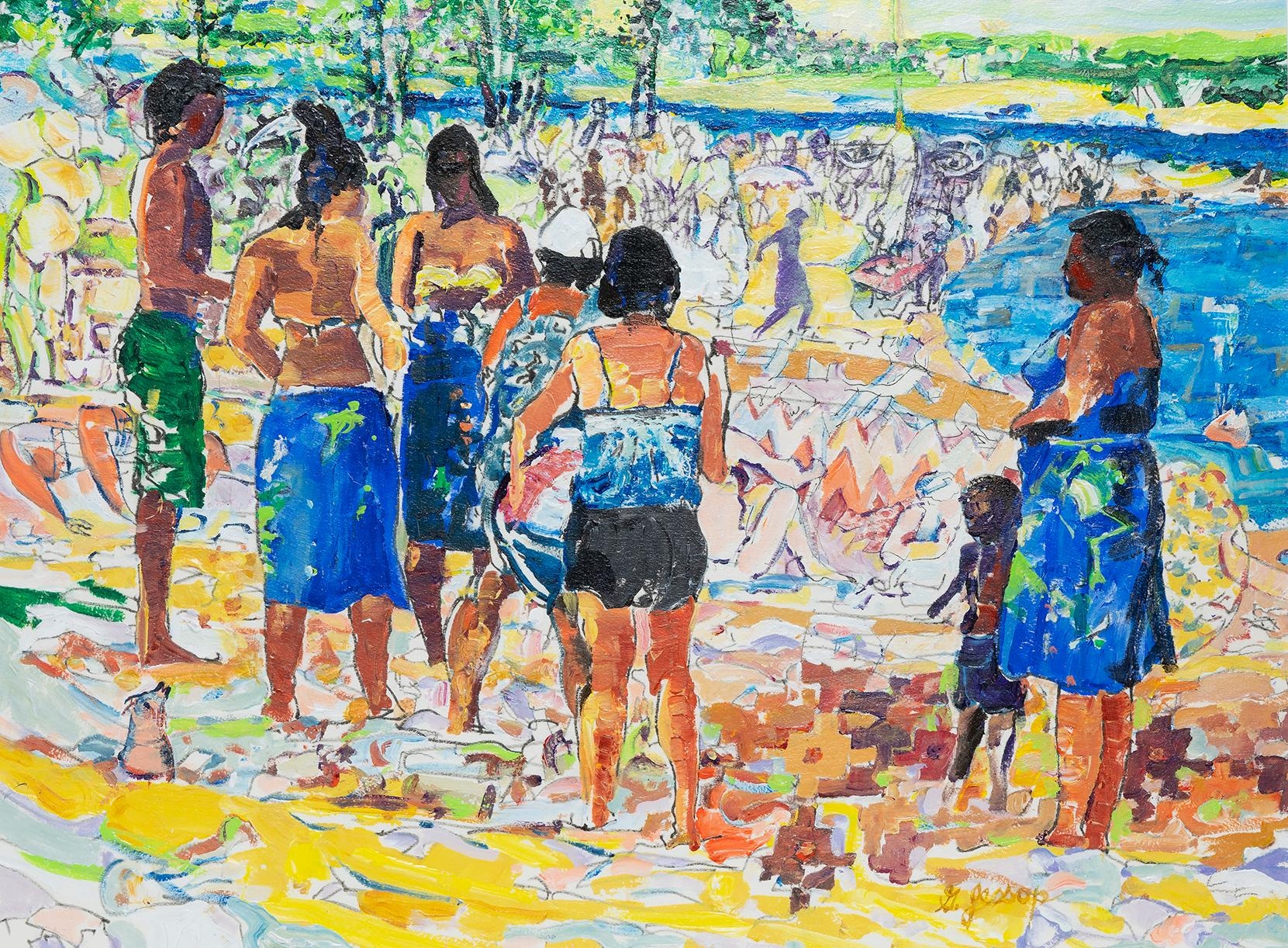 Gerald Jessop | New Groups at Regina Beach | MutualArt