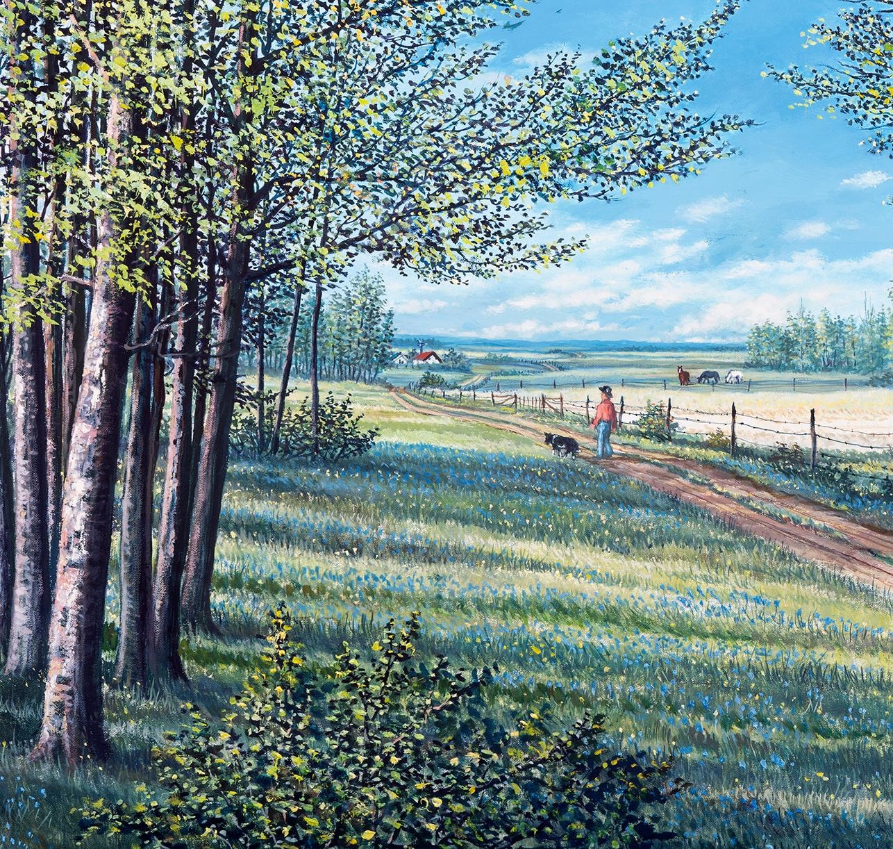 Jerry Doell | Untitled - Spring Scene | MutualArt