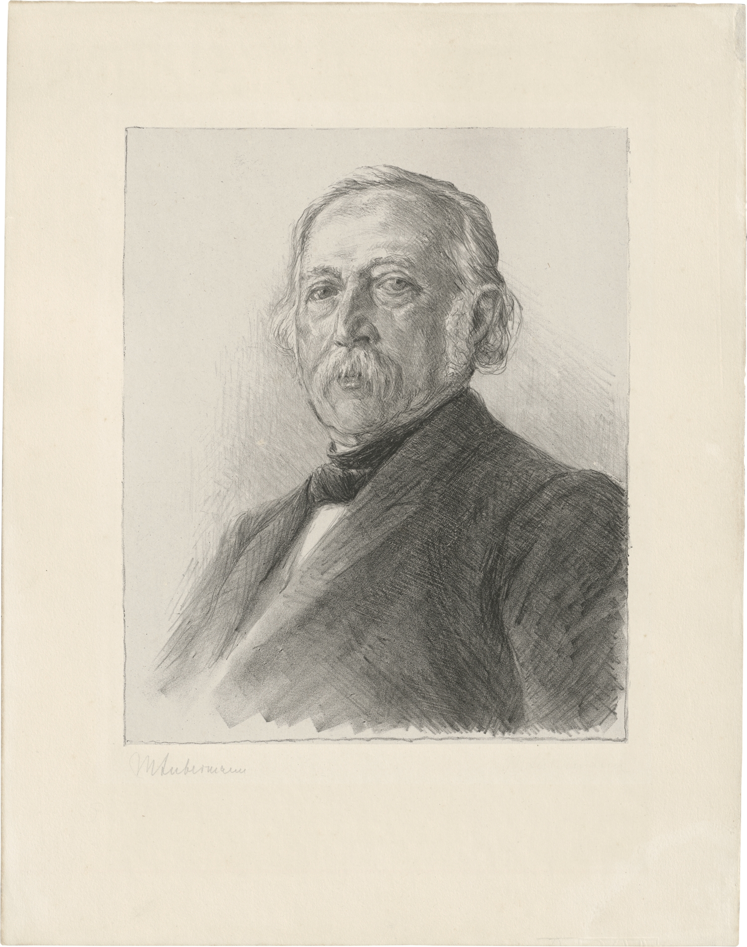 Max Liebermann | Theodor Fontane (1896) | MutualArt