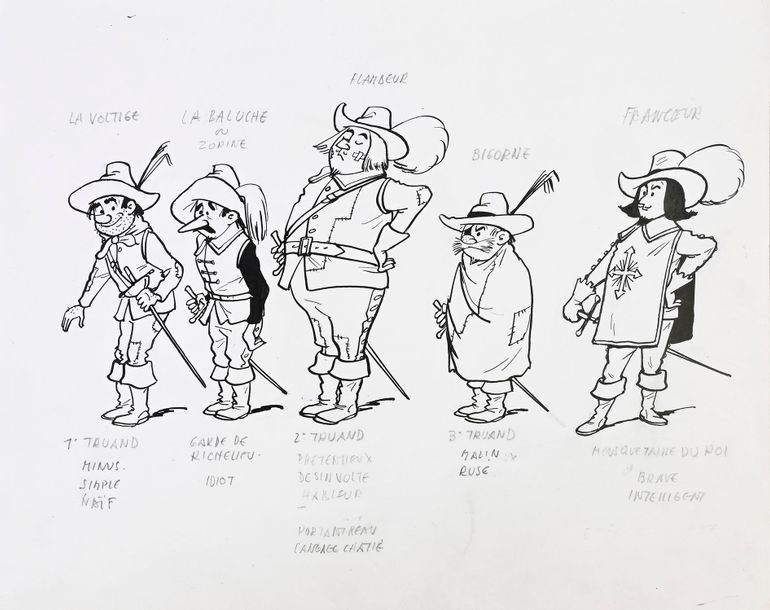 Pierre Lacroix | ILLUSTRATION THE MUSKETEERS | MutualArt