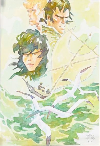 Thomas Frisano | HOMAGE TO CORTO MALTESE | MutualArt