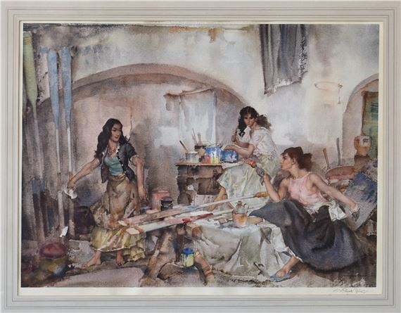 William Russell Flint | THE BATHS | MutualArt