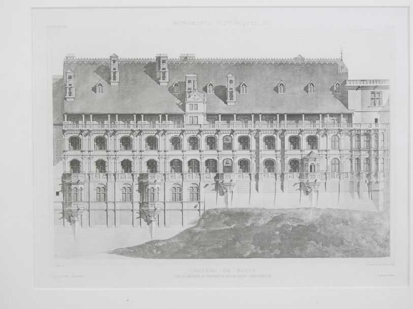 Felix Duban | Façade du château de Blois | MutualArt