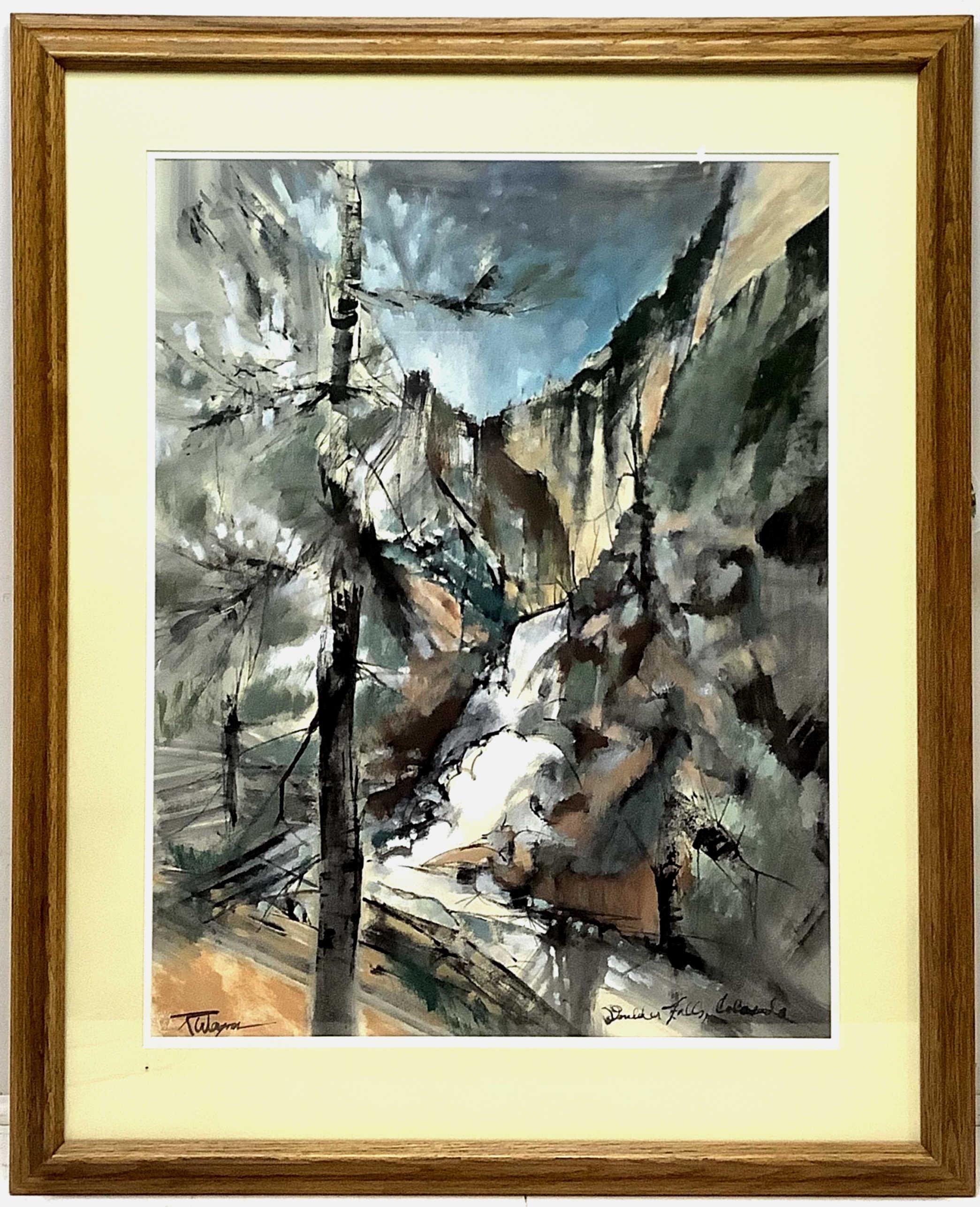 Richard Ellis Wagner | Boulder Falls Colorado. | MutualArt