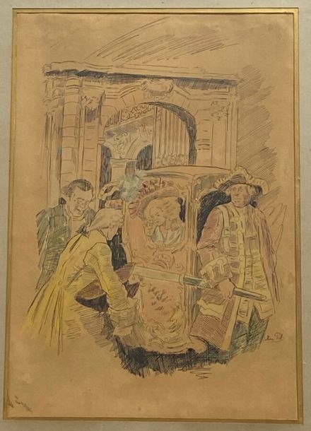 Henri Pille | Interview in a sedan chair | MutualArt