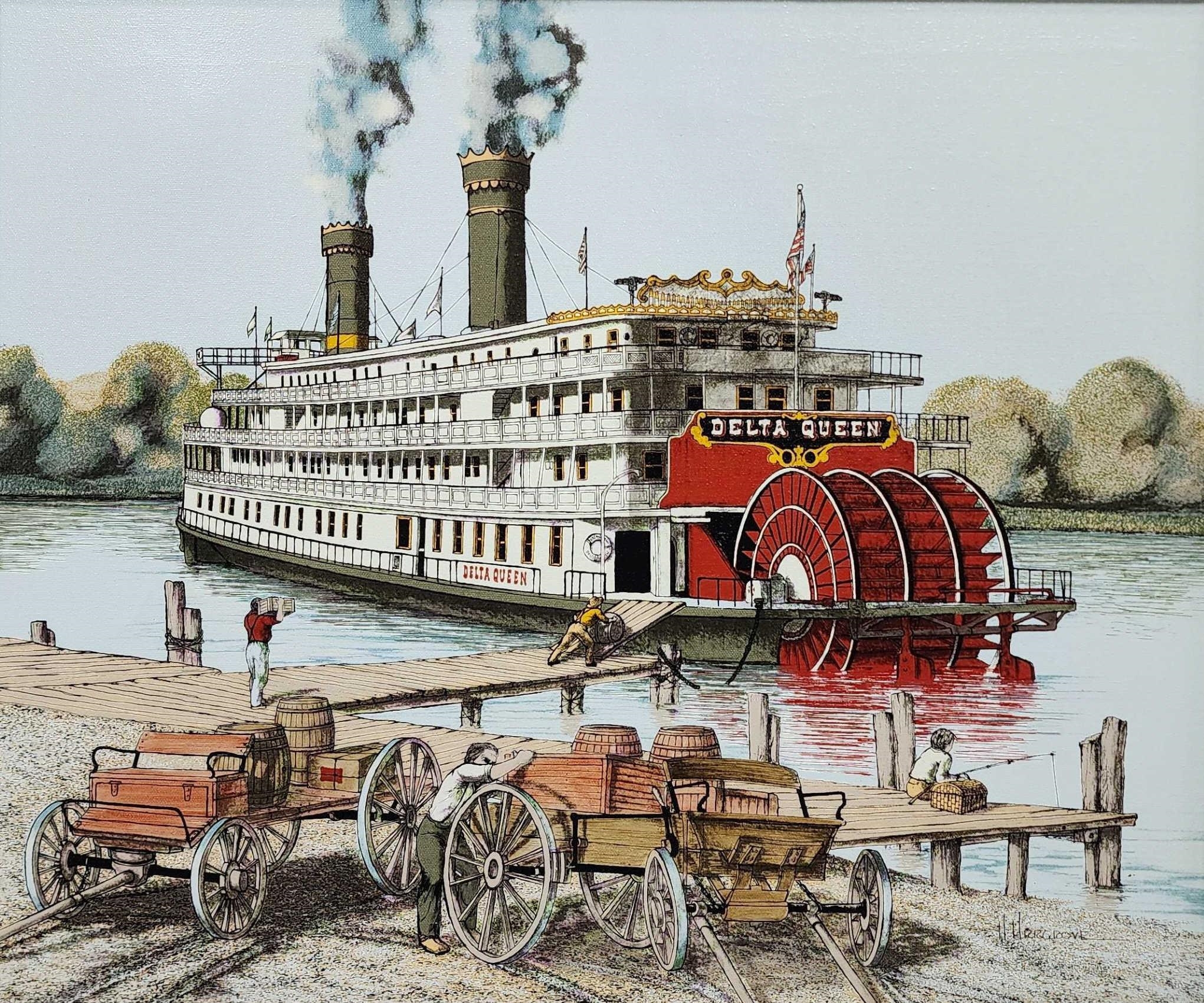 H. Hargrove | Delta Queen. | MutualArt