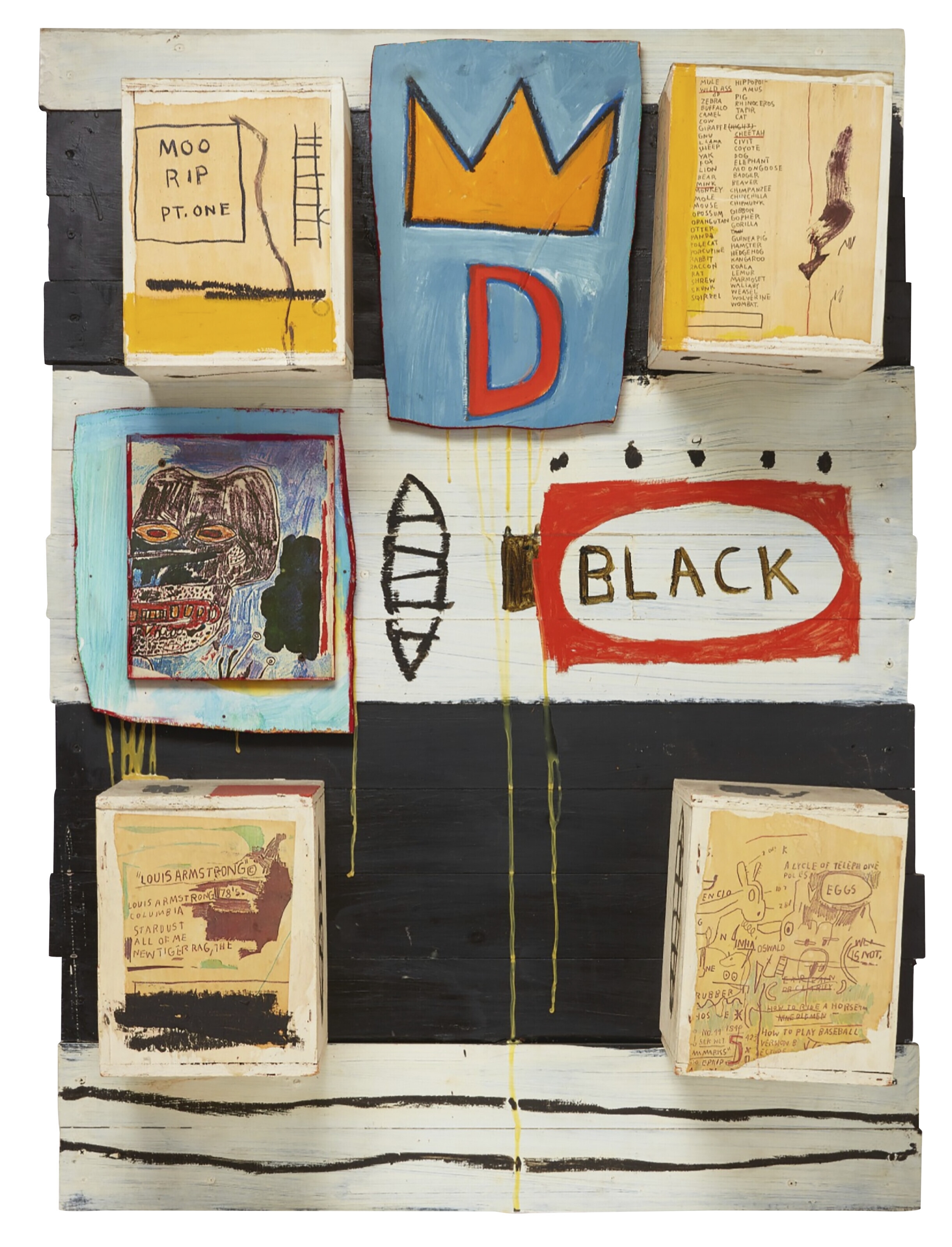 Jean-Michel Basquiat | Black (1986) | MutualArt