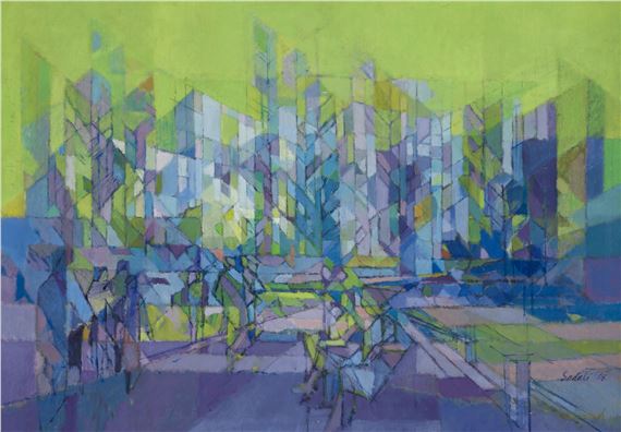 Ahmad Sadali | Skyline (1958) | MutualArt