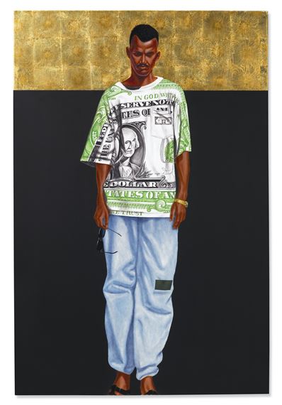 Barkley Hendricks | Triple Portrait from the Yard (2012) | MutualArt