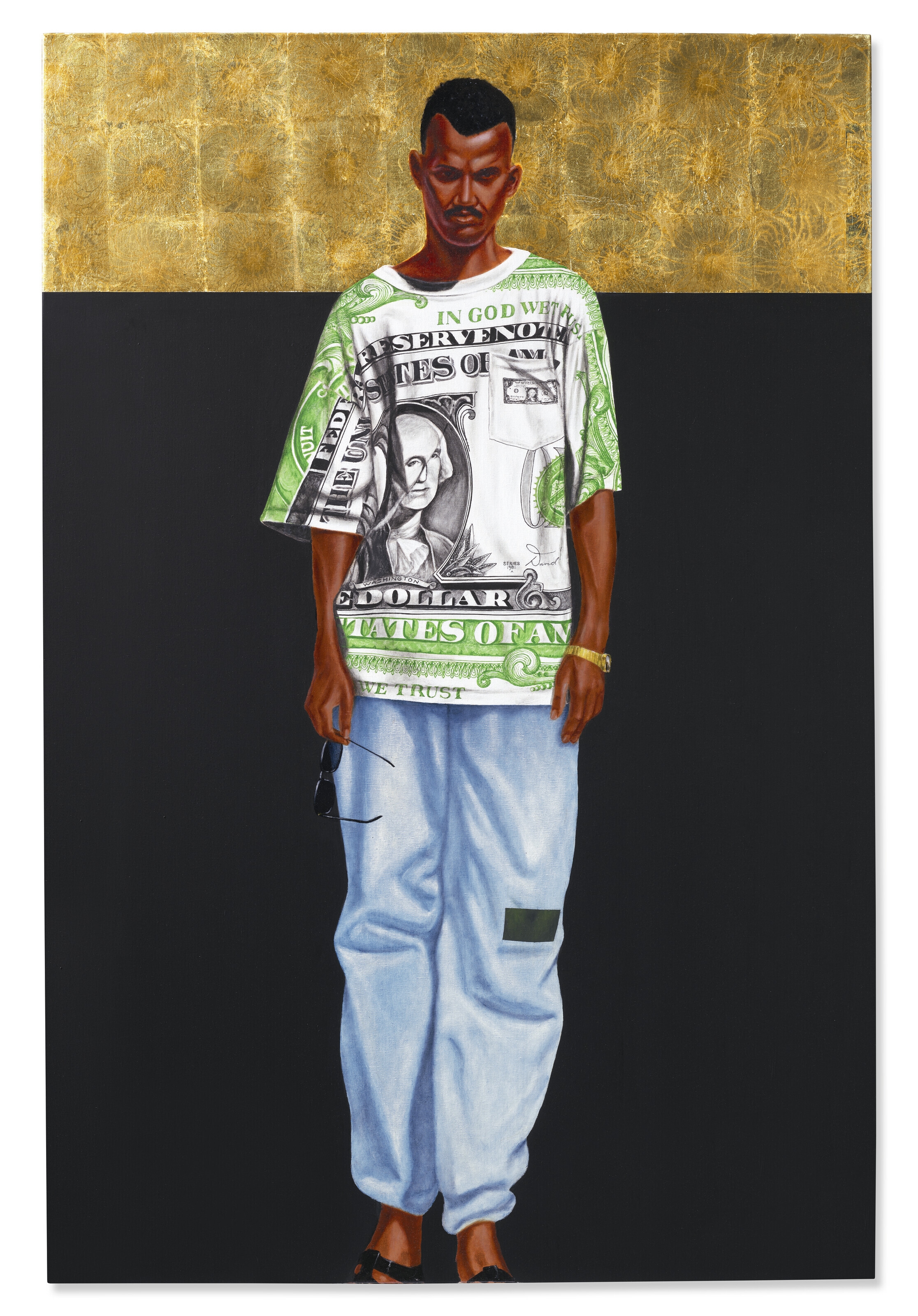 Barkley Hendricks | Triple Portrait from the Yard (2012) | MutualArt