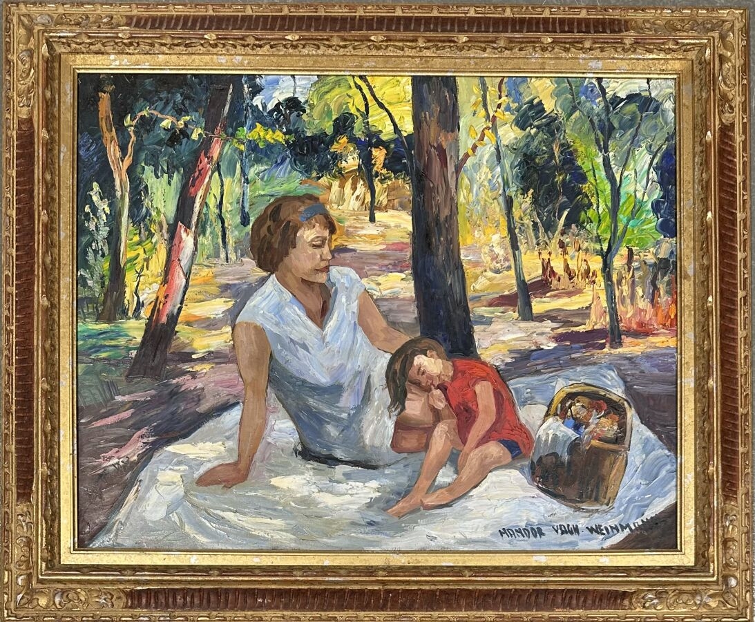 Nandor Vagh-Weinmann | Le déjeuner sur l'herbe | MutualArt