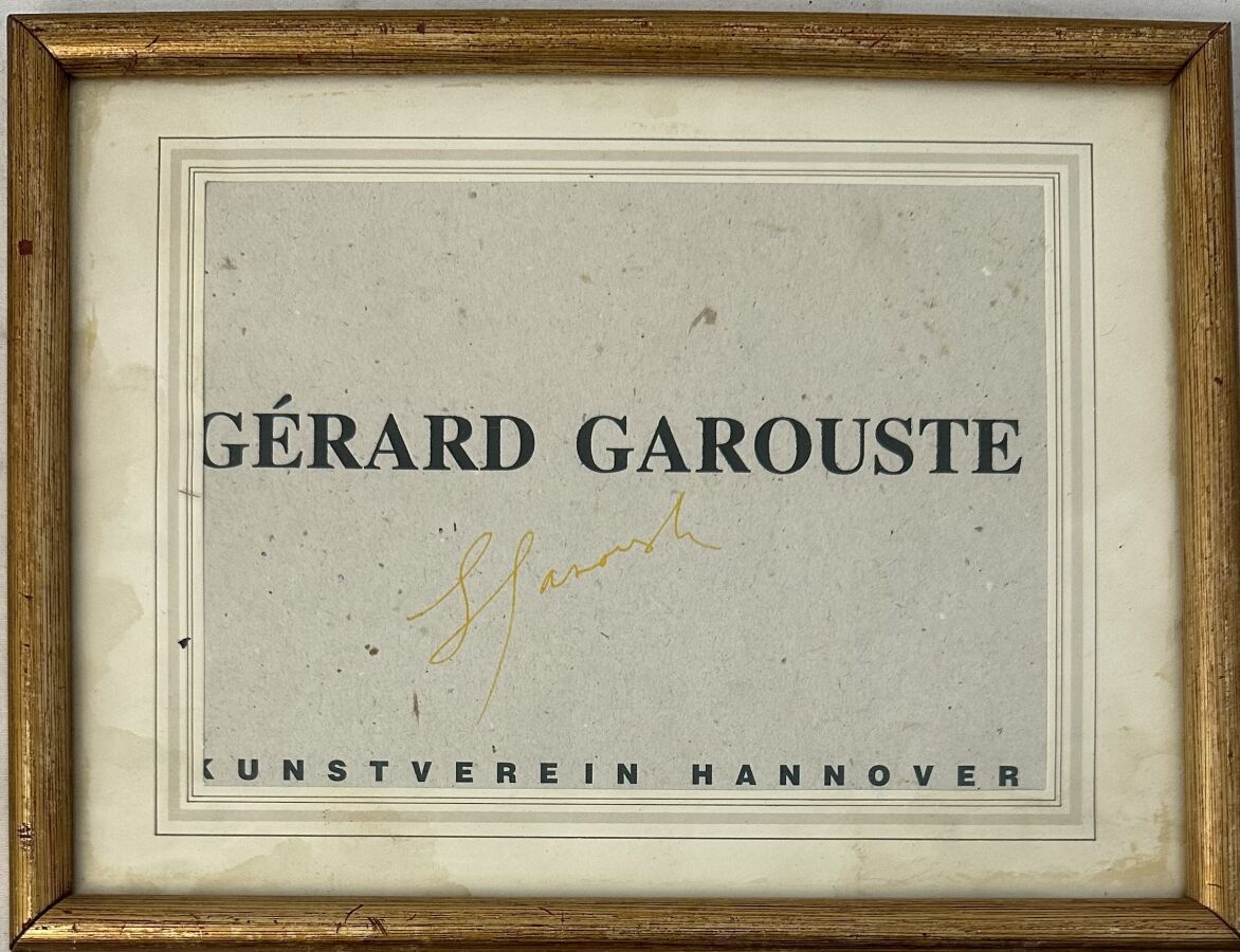 Gérard Garouste | Sans titre Carton d'invitation à Hanovre | MutualArt