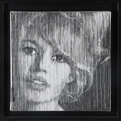 Julien Morel | Brigitte Bardot bar code (2016) | MutualArt