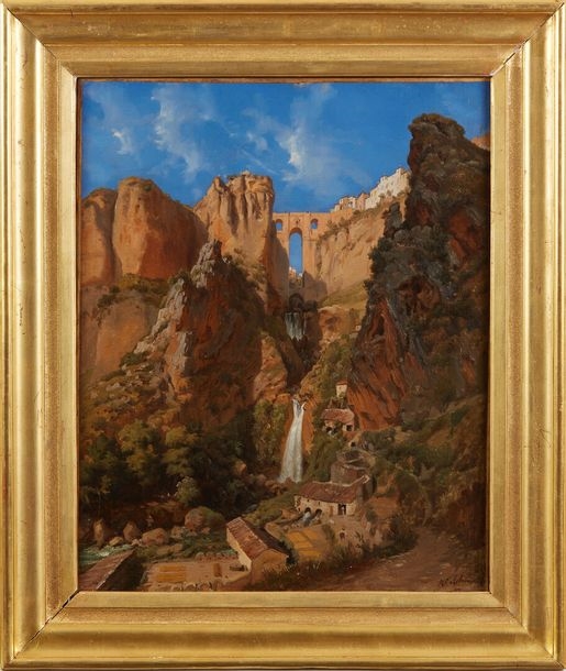 Hippolyte Victor Valentin Sébron | View of a viaduct | MutualArt