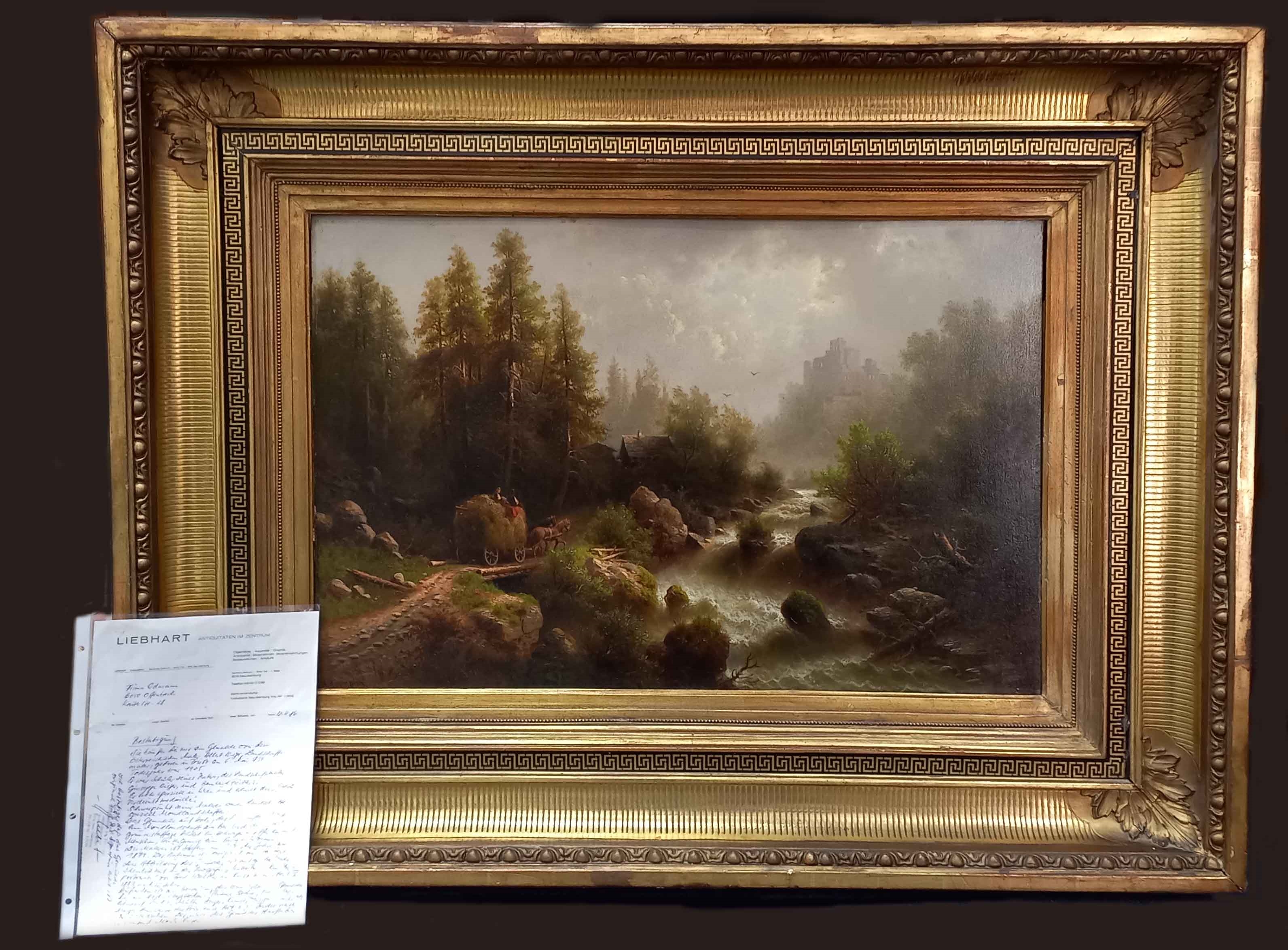 Albert Rieger | Encounter on the River (Danube?) | MutualArt