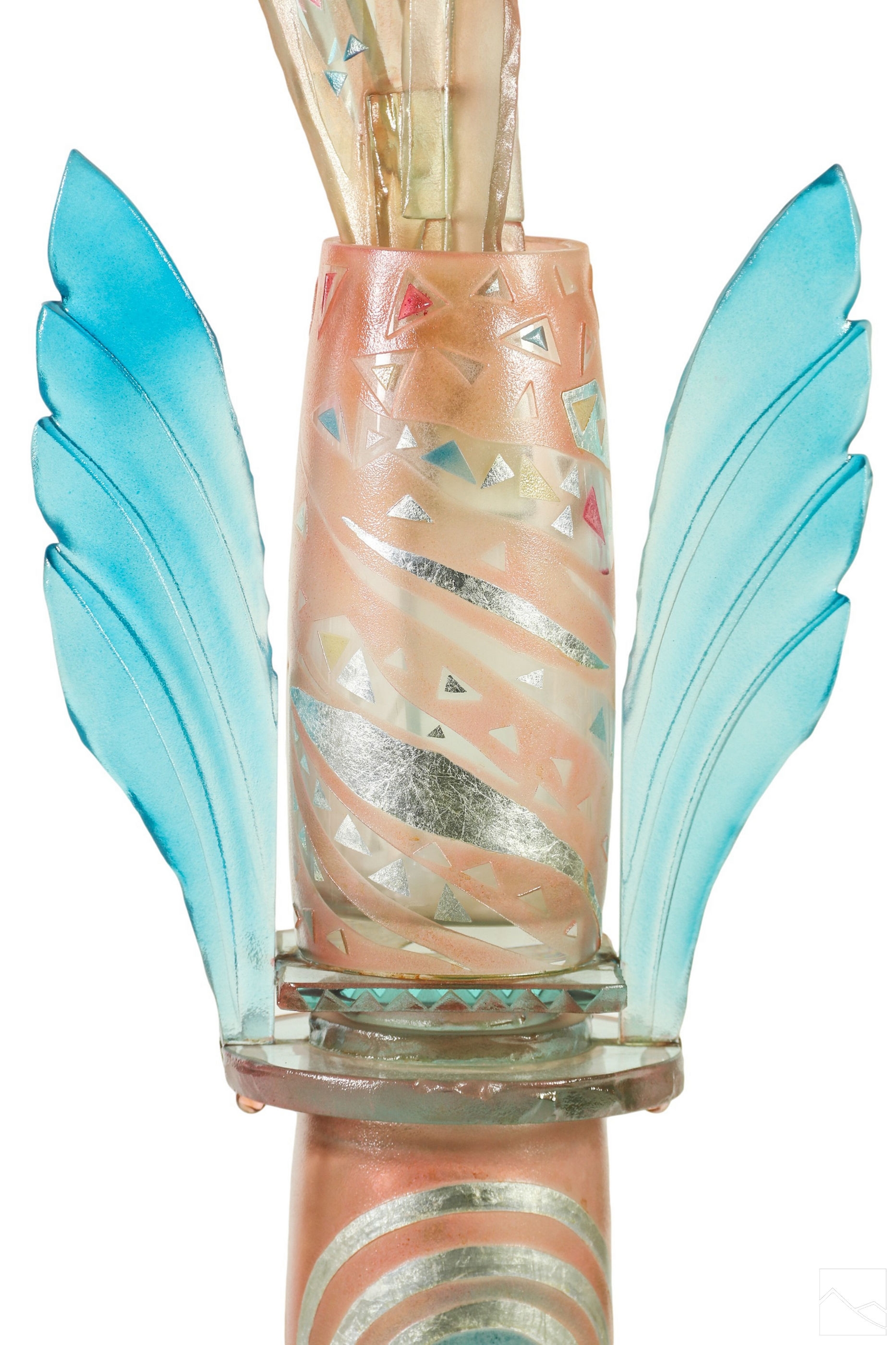 Susan Pelish | Fused studio art glass sculpture. A striking ...