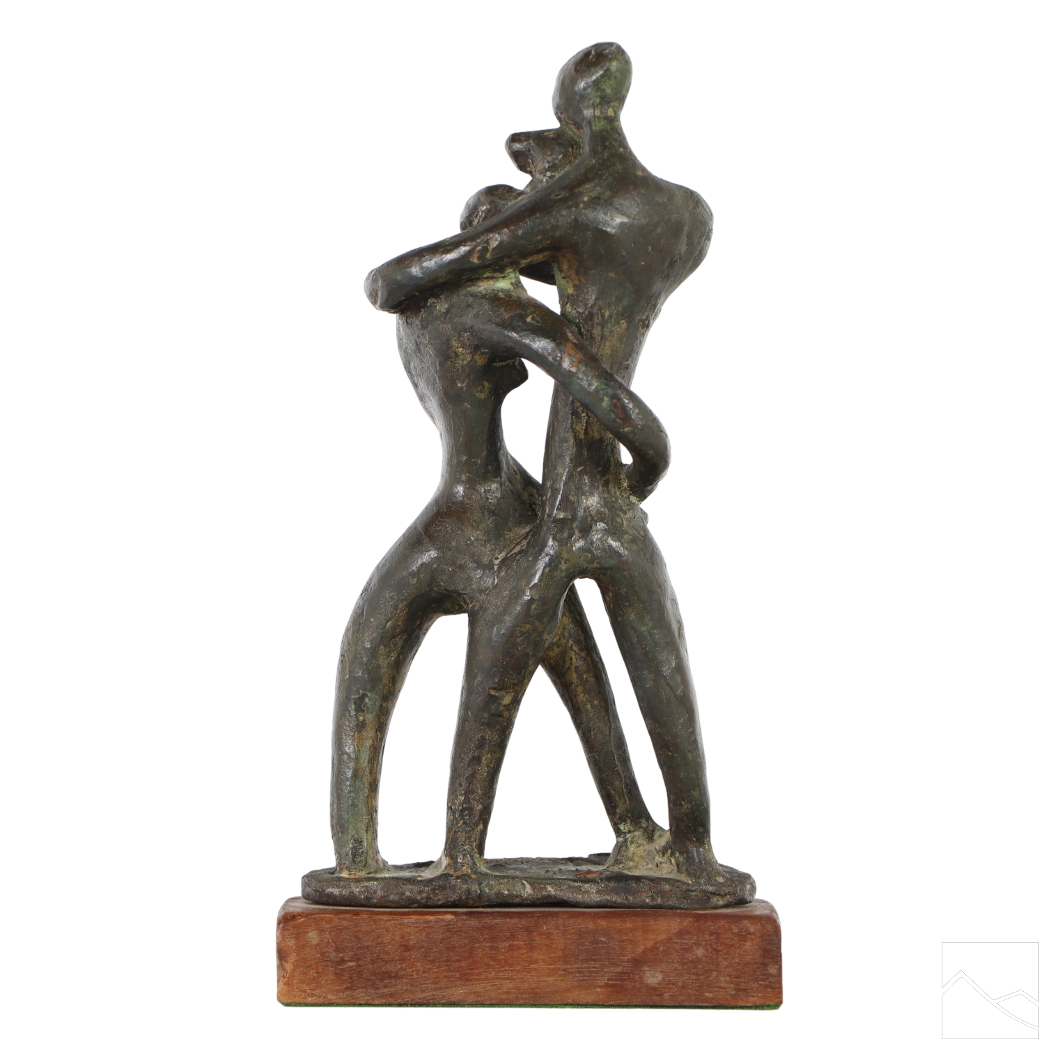 Bernard Brenner | Male and female lovers in an intimate embrace (1939 ...