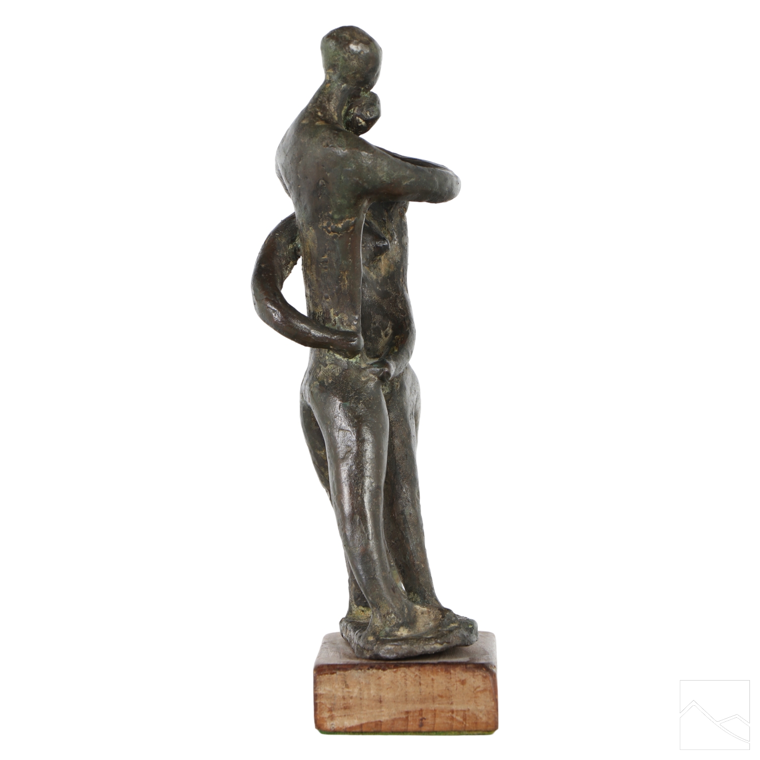 Bernard Brenner | Male and female lovers in an intimate embrace (1939 ...
